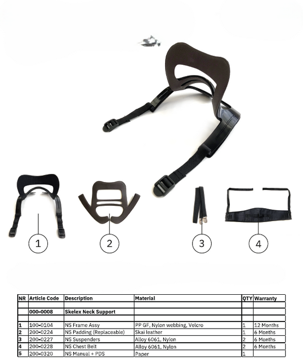 Skelex Neck Support Parts & Accessories